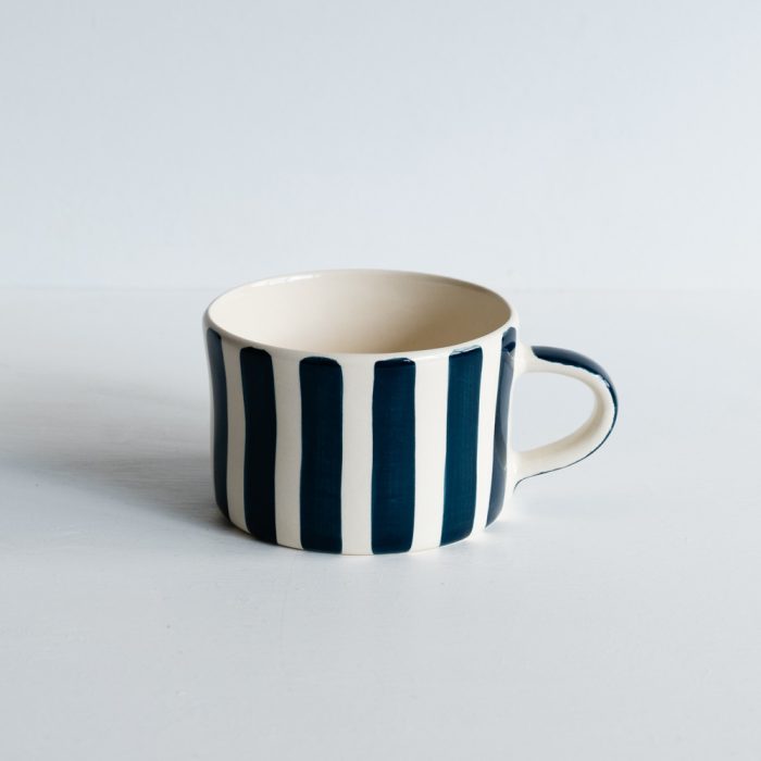 Musango Large Mug Navy Stripe — WanderlustWares