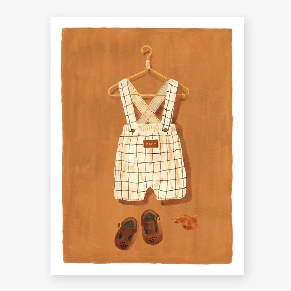 Baby Clothes Print Cream — WanderlustWares